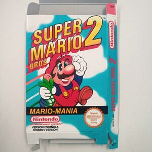 Nintendo Nes Super Mario Bros 2 Box - Etsy