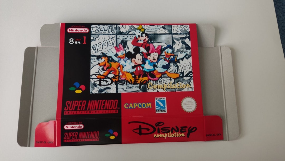 Super Nintendo Disney Compilation Box - Etsy
