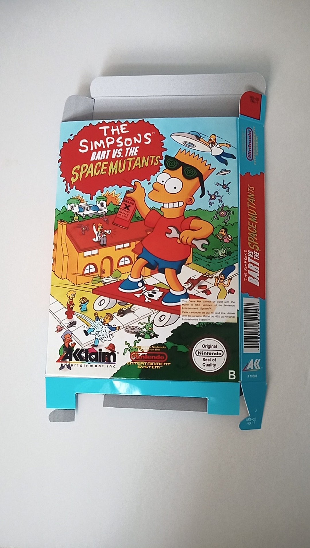 Nintendo Nes the Simpsons Bart Vs the Space Mutants Box - Etsy