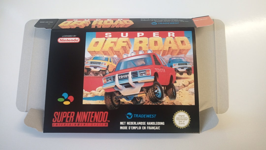 Super Nintendo Super off Road Box - Etsy
