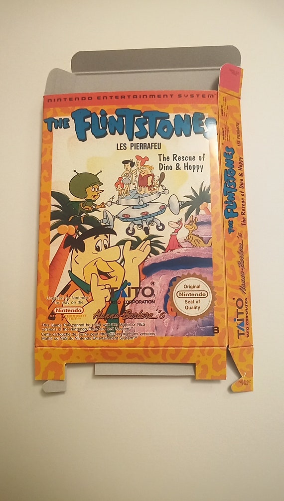 Nintendo Nes the Flintstones Box | Etsy