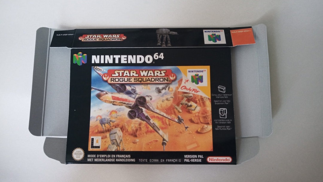 Nintendo 64 Star Wars Rogue Squadron Box - Etsy