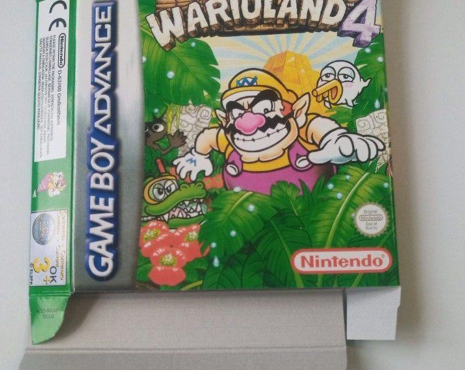 Game Boy Advance Wario Land 4 Box - Etsy