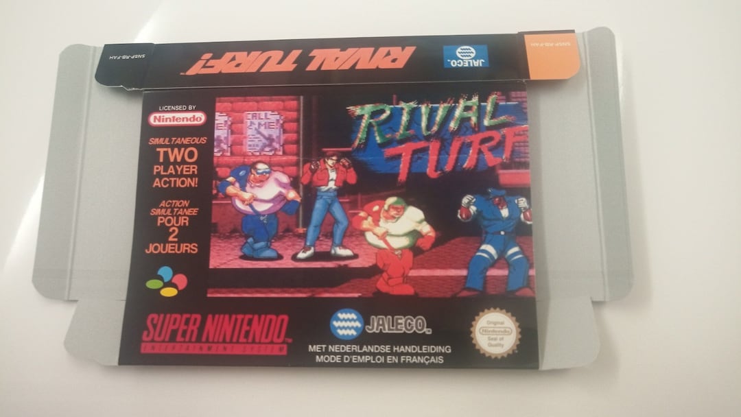 Super Nintendo Rival Turf Box - Etsy