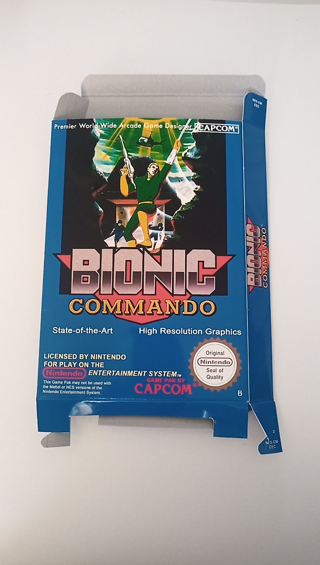 Nintendo Nes Bionic Commando Box - Etsy