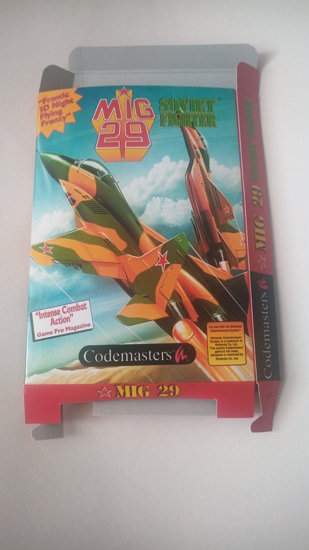 Nintendo Nes Mig 29 Soviet Fighter Box - Etsy