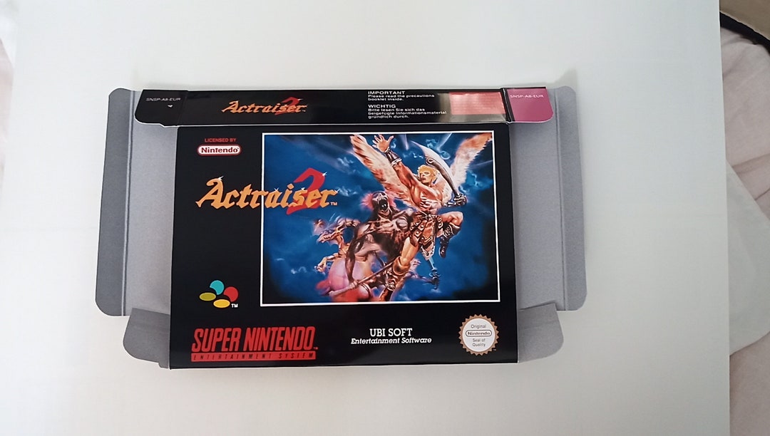 Super Nintendo Actraiser 2 Box - Etsy