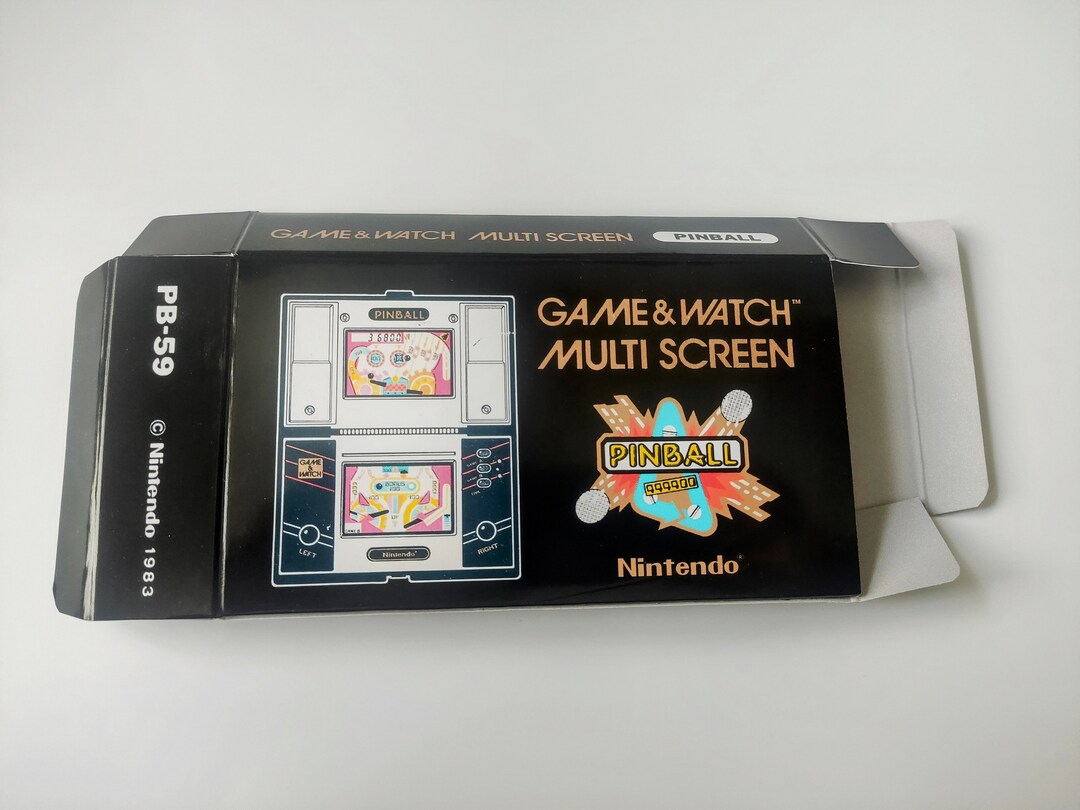 Game & Watch Pinball Box - Etsy
