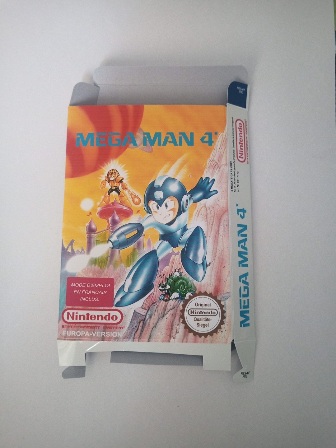 Nintendo Nes Megaman 4 Box - Etsy