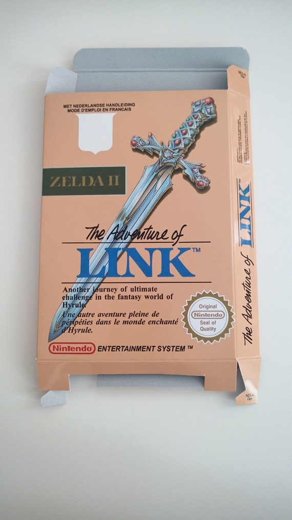 Nintendo Nes Zelda 2 II Box | Etsy