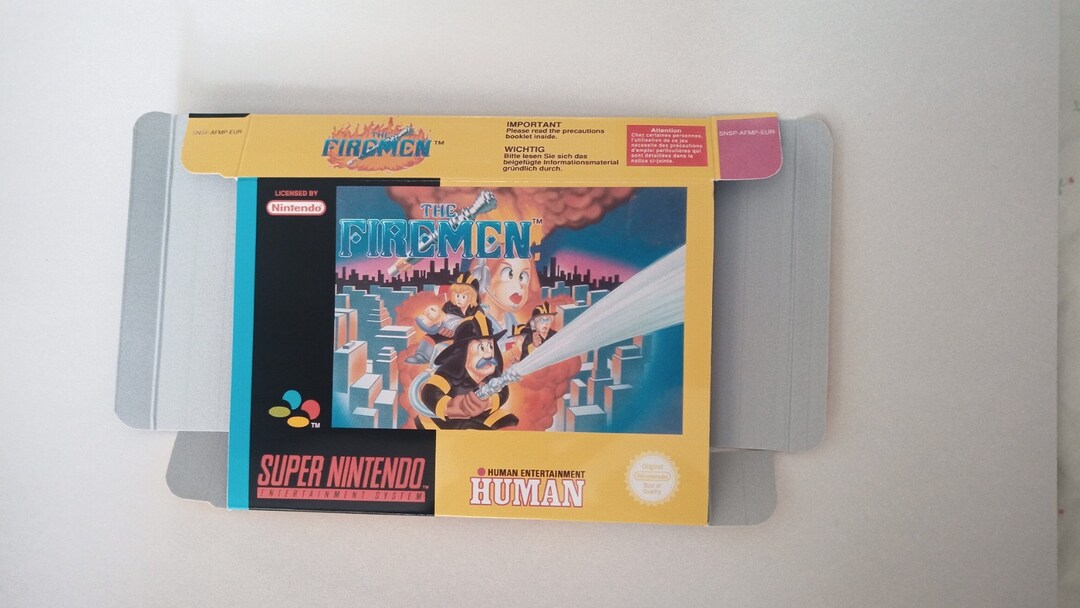 Super Nintendo the Firemen Box - Etsy