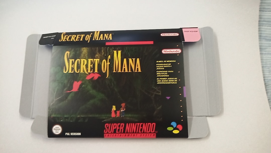 Super Nintendo Secret of Mana Box - Etsy