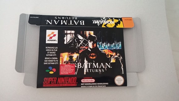 Super Nintendo Batman Returns Box - Etsy