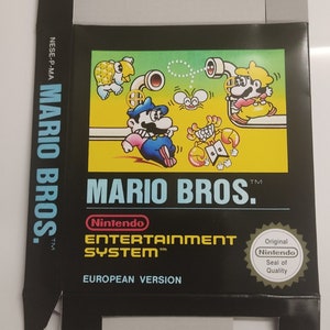 Nintendo Nes Mario Bros - Etsy