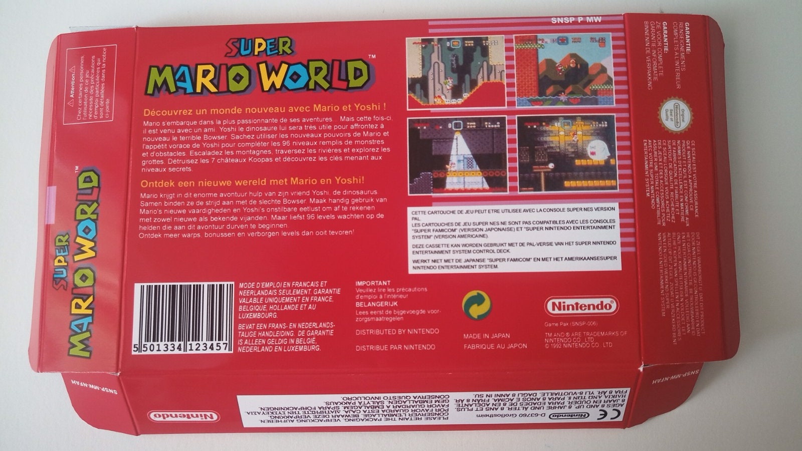 Super Nintendo Super Mario World Classic Serie Box | Etsy