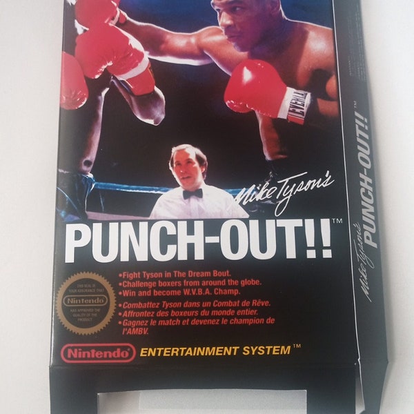 Mike Tysons Punch Out Poster - Etsy