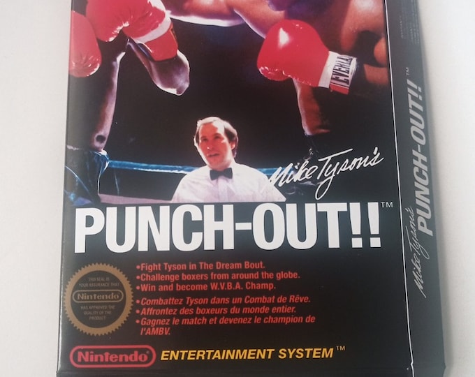 Nintendo Nes Mike Tyson's Punch Out Box - Etsy
