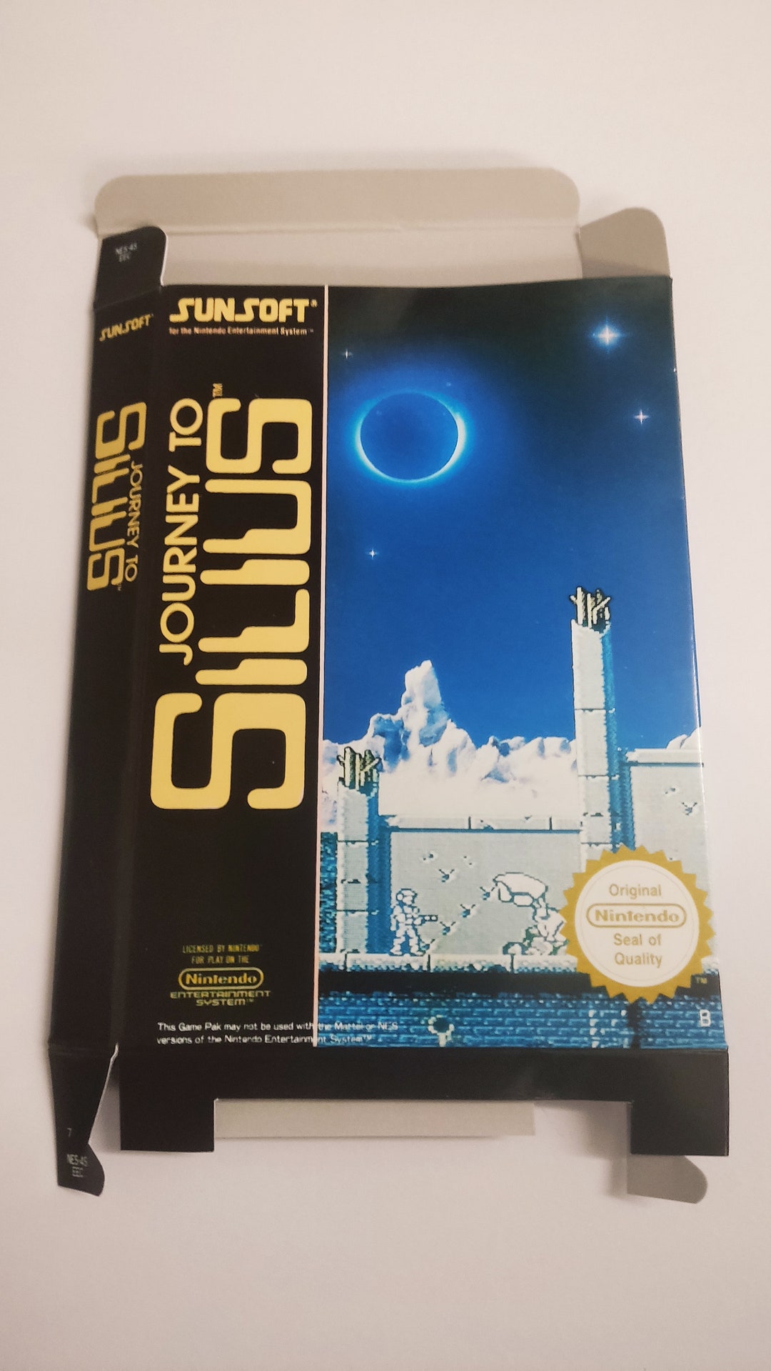 Nintendo Nes Journey to Silius Box - Etsy