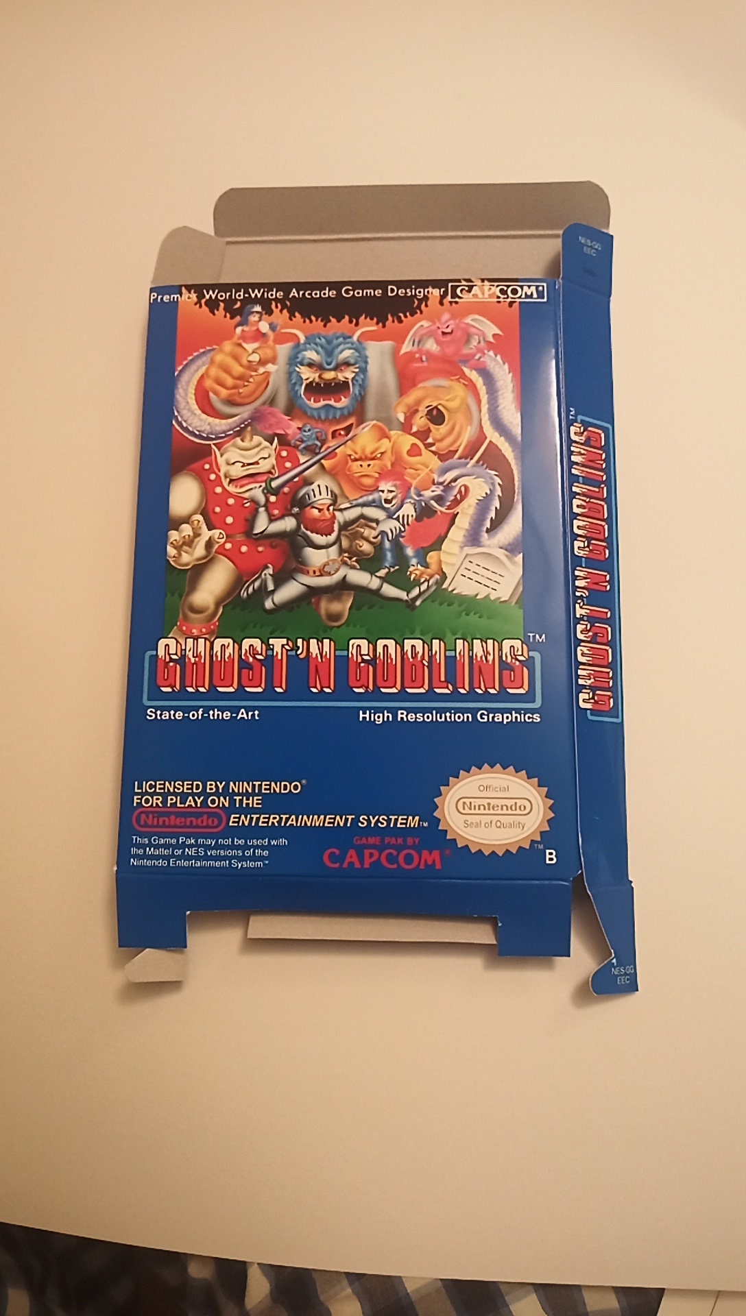 Nintendo Nes Ghost'n Goblins box | Etsy