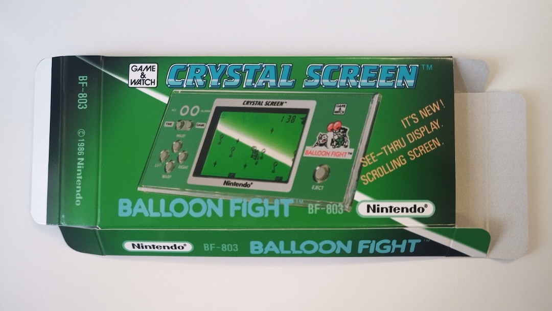 Game & Watch Balloon Fight Box - Etsy