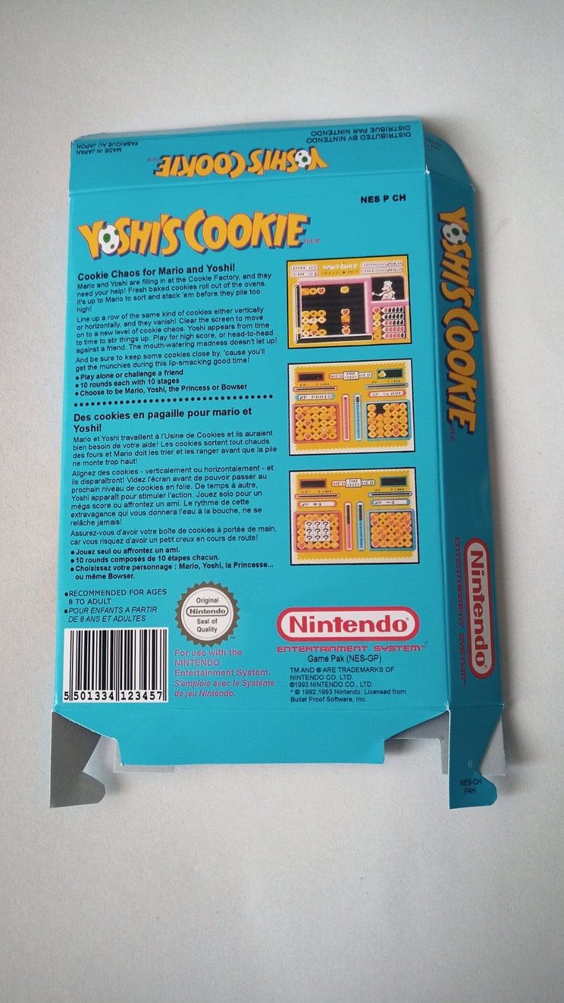 Nintendo Nes Yoshi's Cookie Box | Etsy
