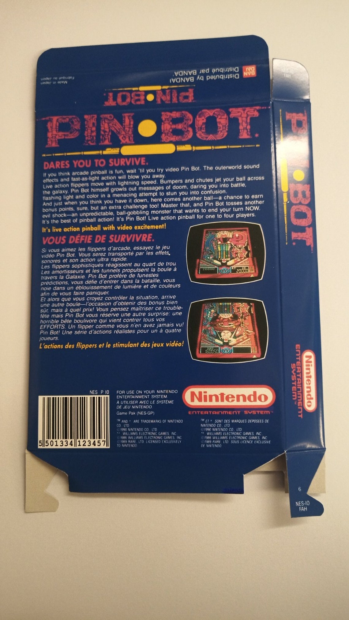 Nintendo Nes Pin Bot box | Etsy