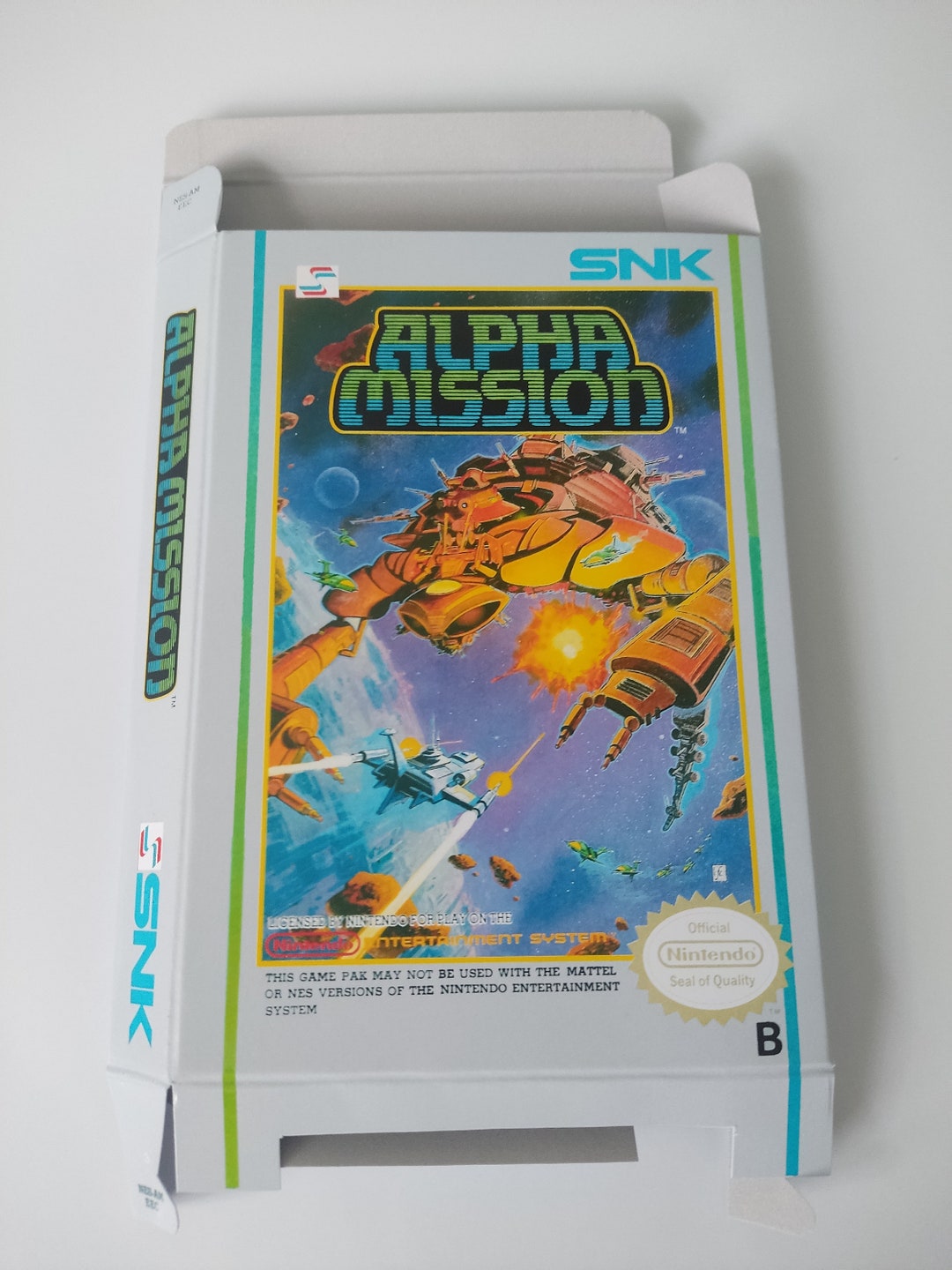 Nintendo Nes Alpha Mission Box - Etsy