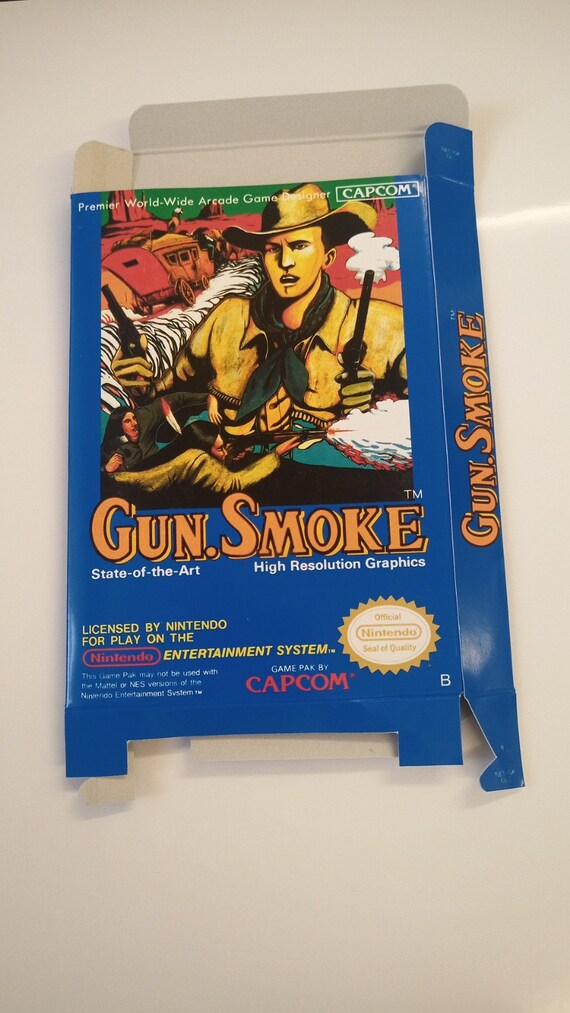 Nintendo Nes Gun Smoke Box | Etsy