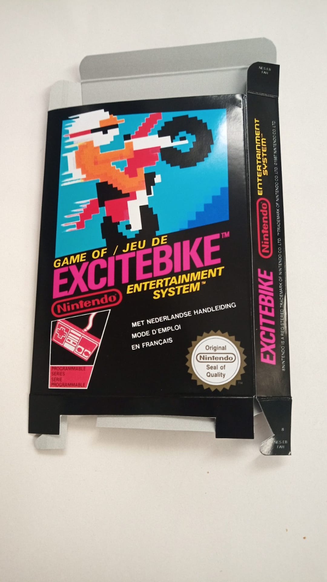 Nintendo Nes Excite Bike Box - Etsy