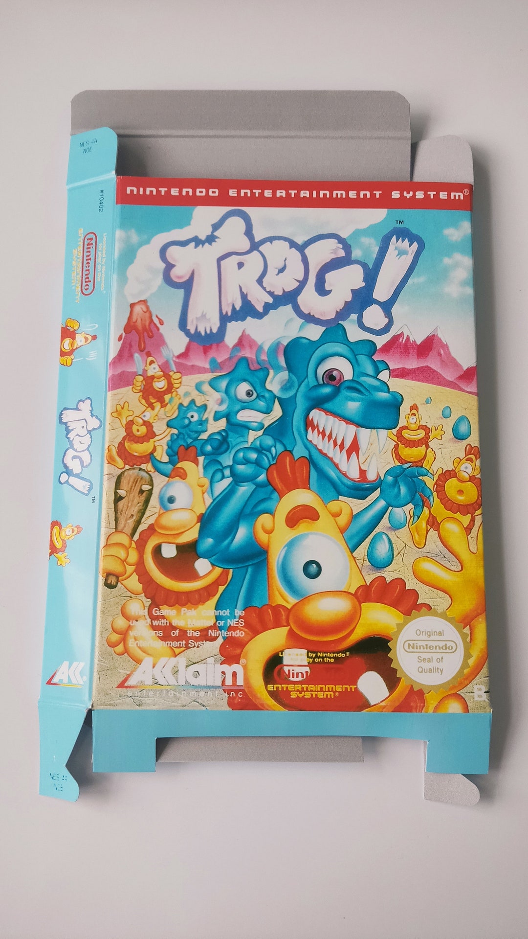 Nintendo Nes Trog! Box - Etsy