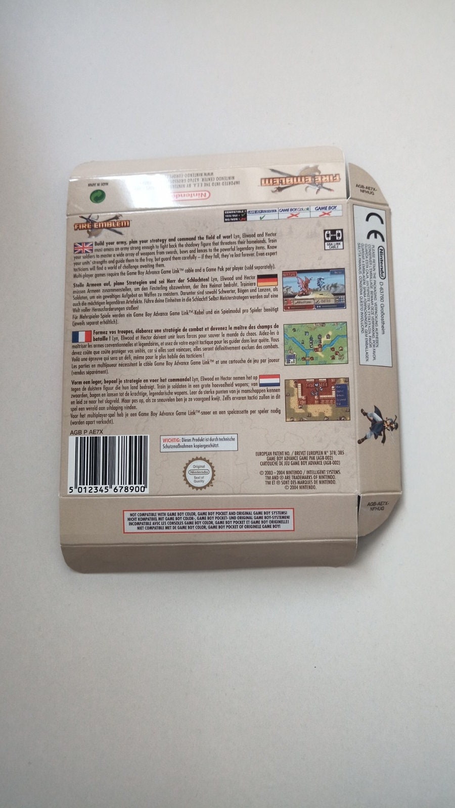 Game Boy Fire Emblem box | Etsy