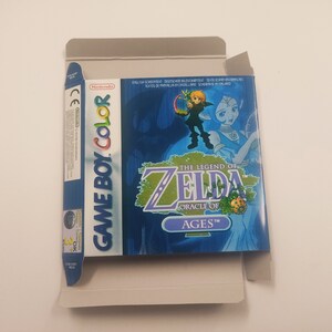 Nintendo Game Boy Color the Legend of Zelda Oracle of Ages Box - Etsy