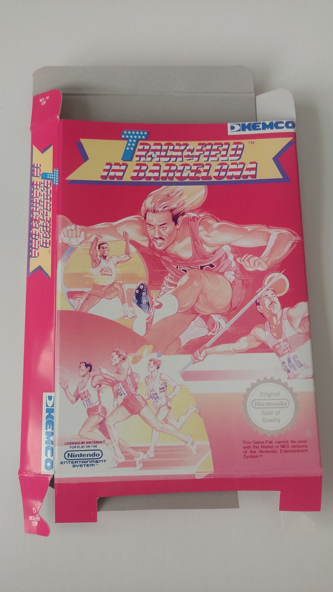 Nintendo Nes Track & Field in Barcelona Box - Etsy
