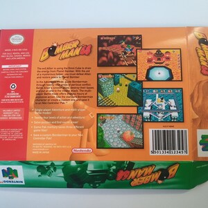 Nintendo 64 Bomberman 64 USA Box - Etsy