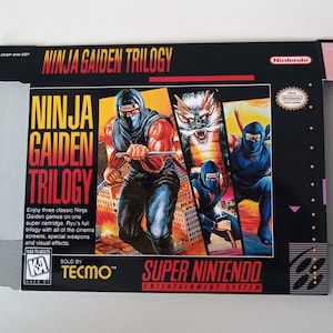 Super Nintendo Ninja Gaiden Trilogy Box - Etsy