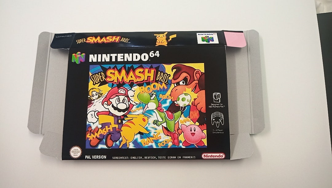 Nintendo 64 Super Smash Bros Box - Etsy