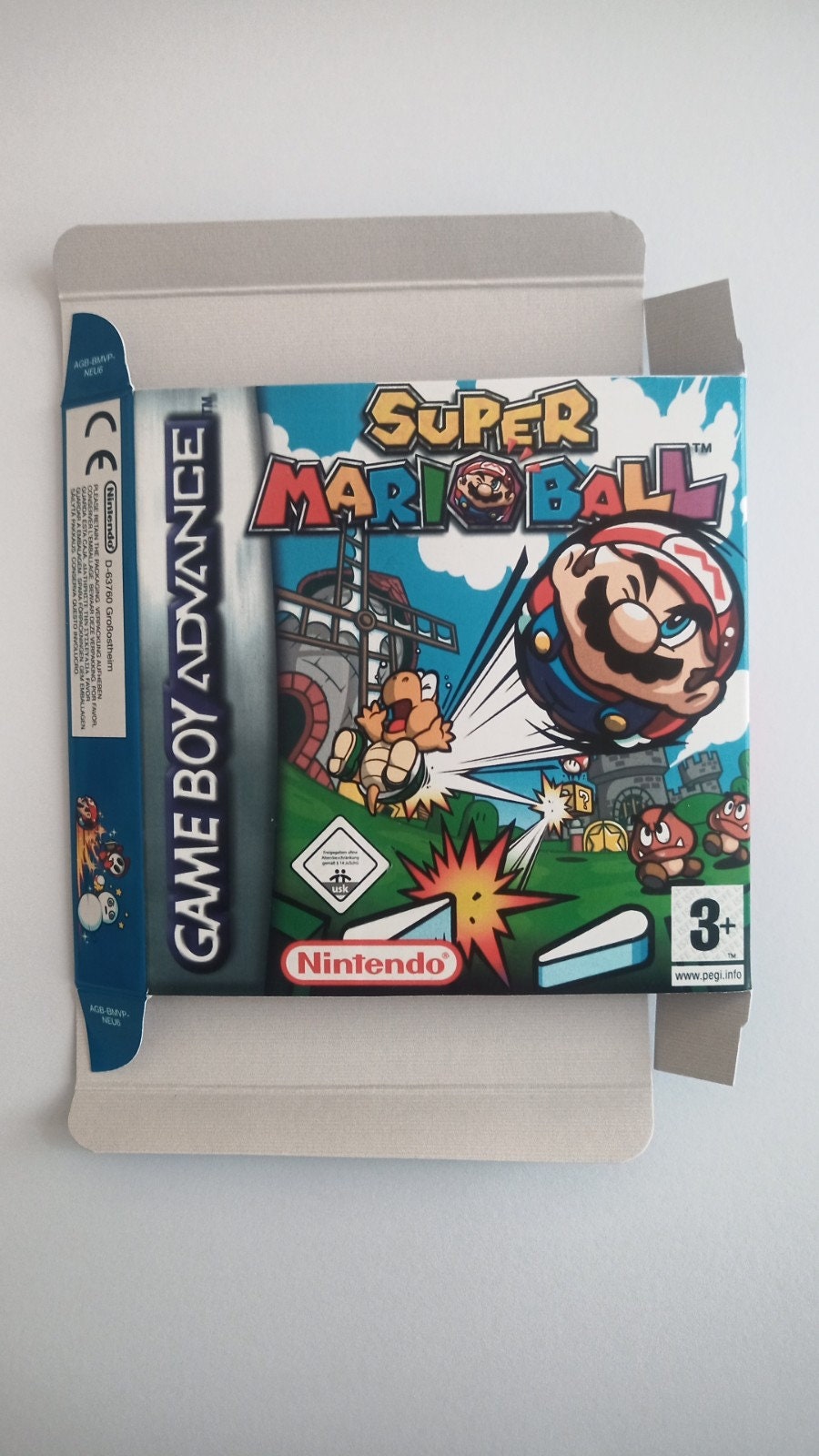 Game Boy Advance Super Mario Ball box - Etsy España
