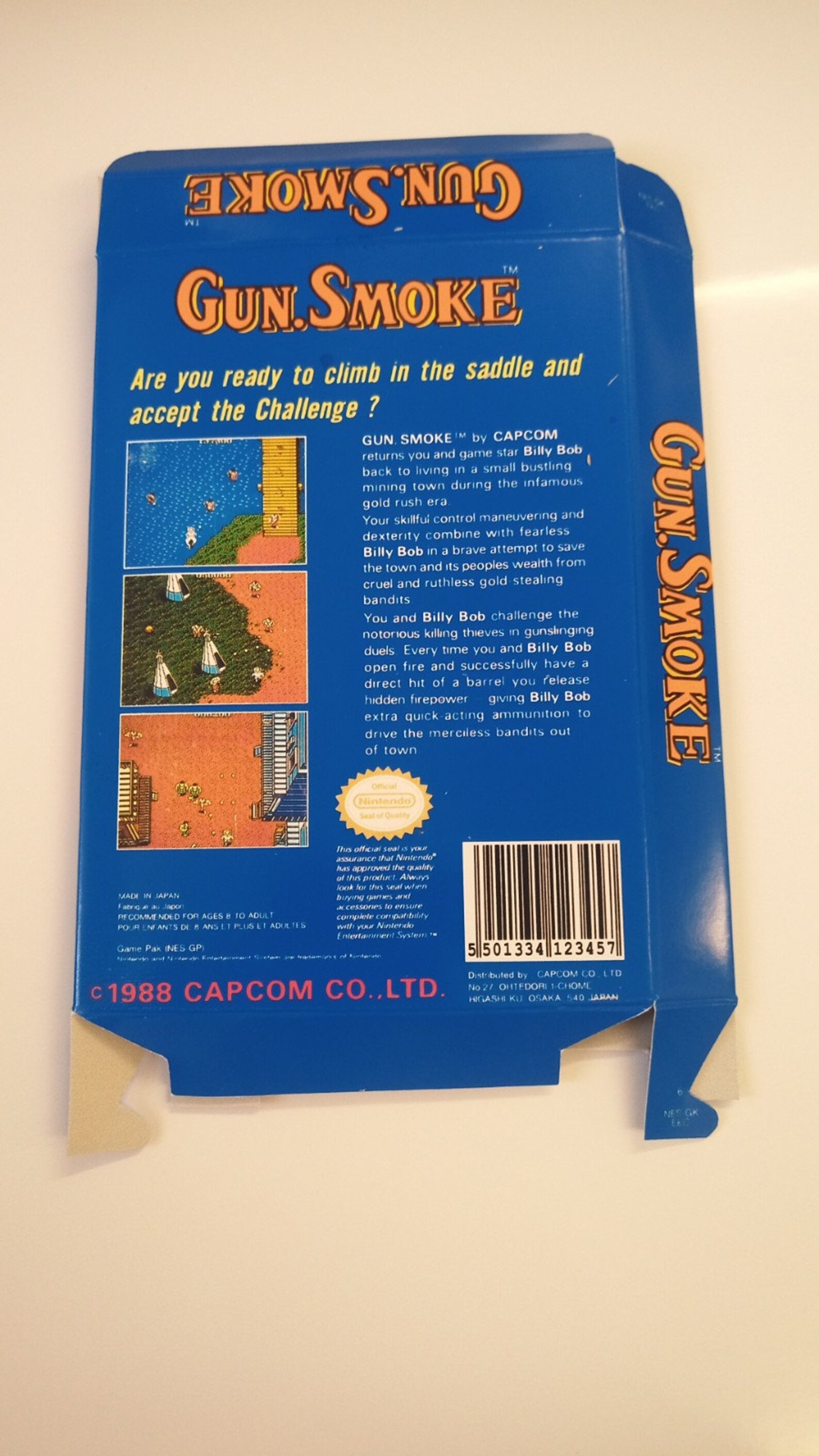 Nintendo Nes Gun Smoke Box - Etsy