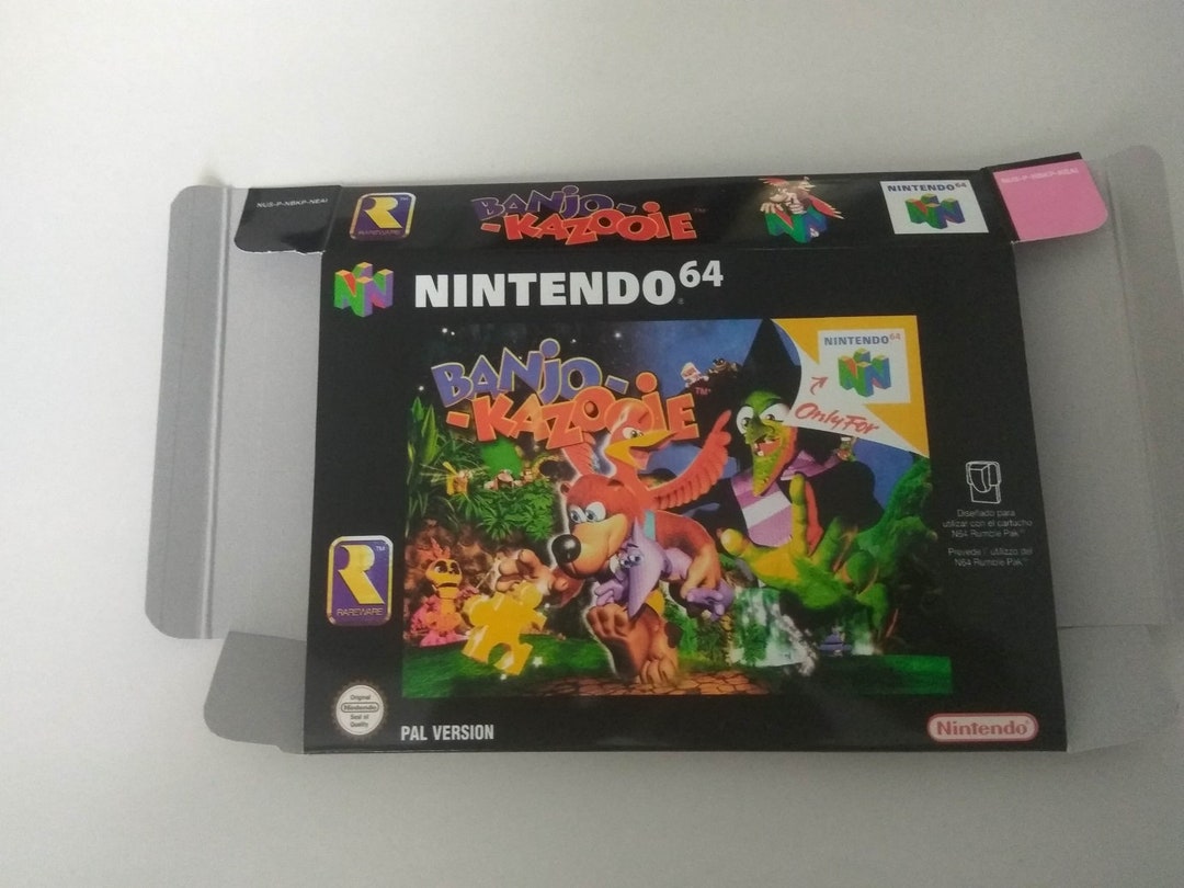 Nintendo 64 Banjo Kazooie Box - Etsy