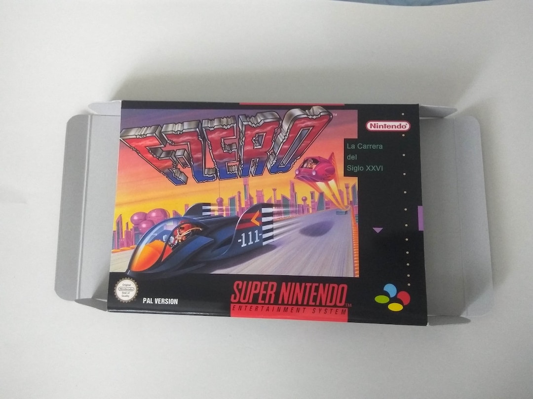 Super Nintendo F-zero Box - Etsy