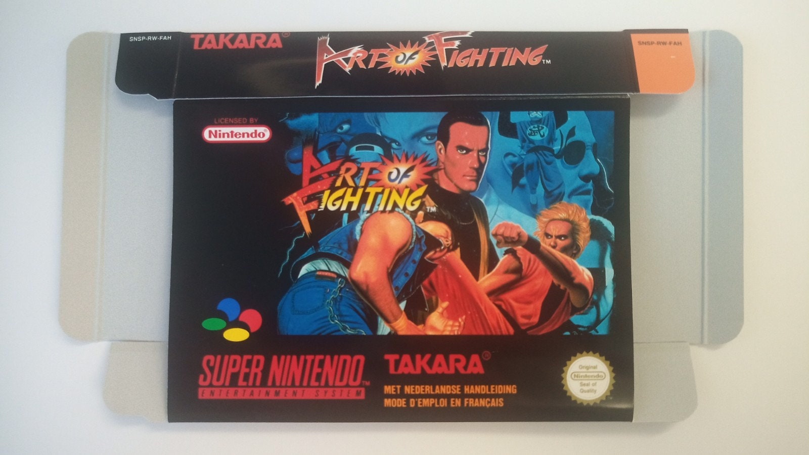Super Nintendo Art of Fighting FR box | Etsy