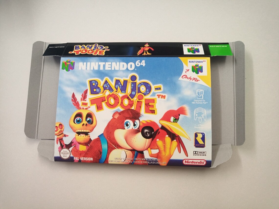 Nintendo 64 Banjo Tooie Box - Etsy