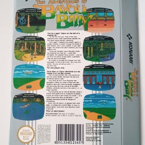 Nintendo Nes Bayou Billy Box - Etsy