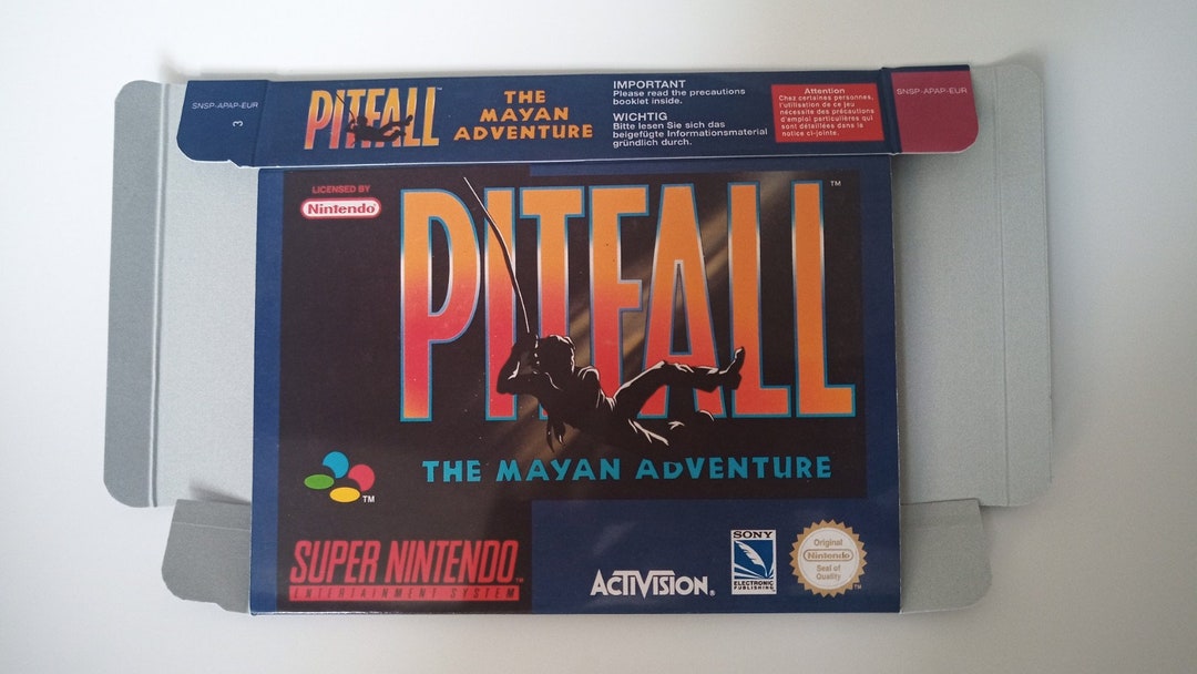 Super Nintendo Pitfall Box - Etsy