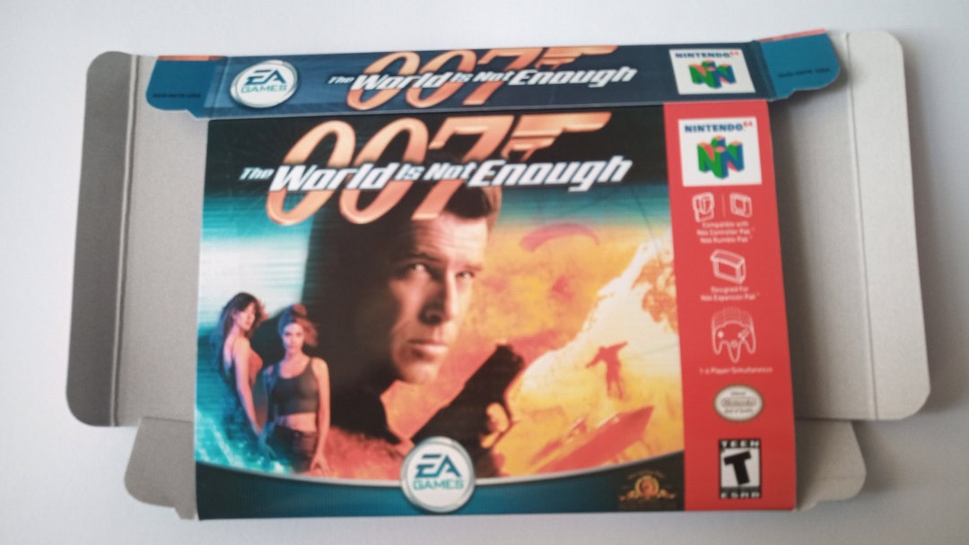 Nintendo 64 007 the World is Not Enough USA Box - Etsy