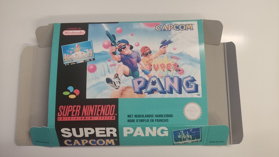 Super Nintendo Super Pang Box - Etsy