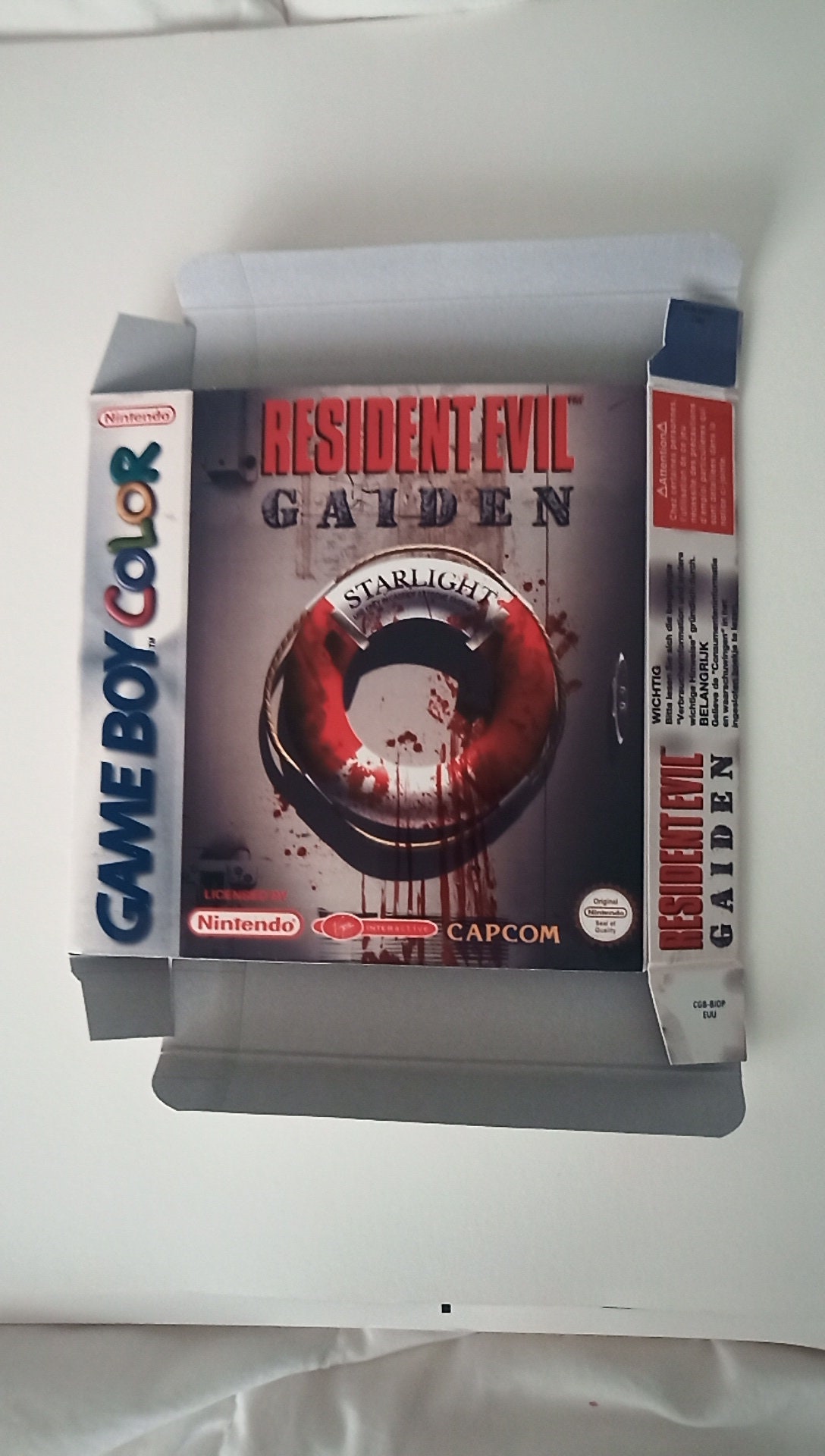 Nintendo Game Boy Color Resident Evil Gaiden box | Etsy