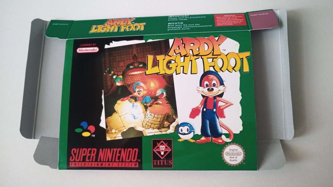 Super Nintendo Ardy Light Foot Box - Etsy