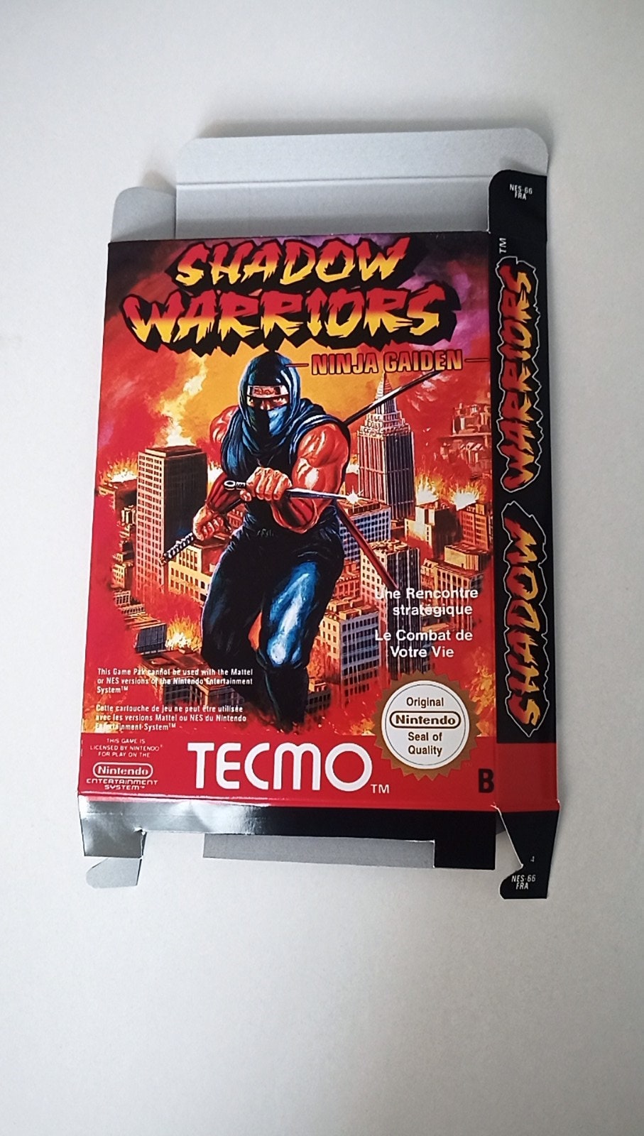 Nintendo Nes Shadow Warriors Box | Etsy