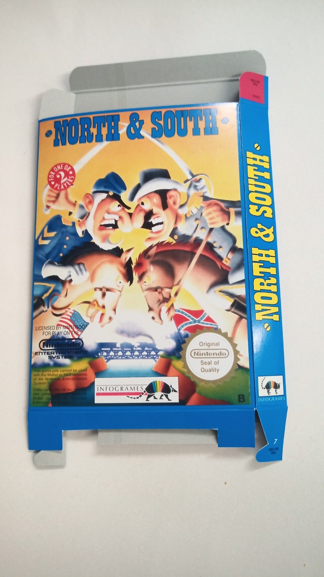 Nintendo Nes North & South Box - Etsy